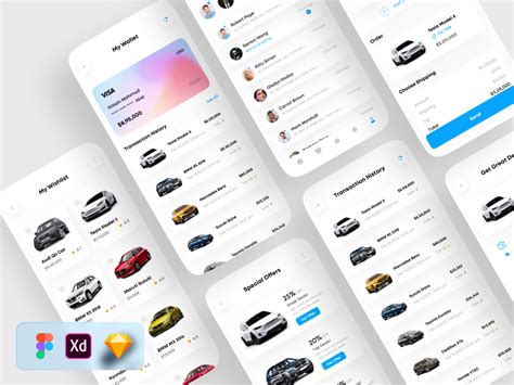 Car Rental Mobile App Figma