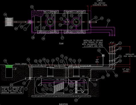 Sediment Tank Separator Dwg Block For Autocad • Designs Cad
