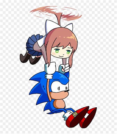 Monika Helping Sonic Rjustmonika