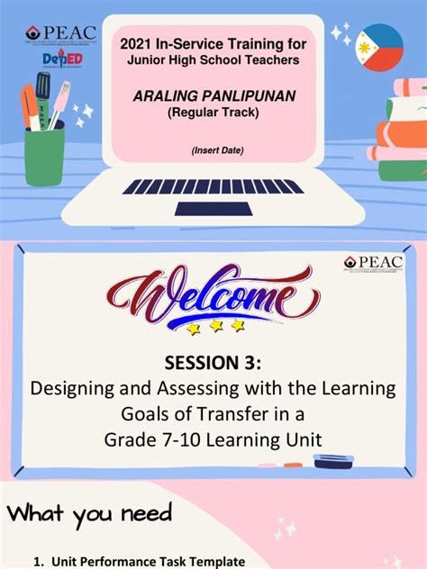 S3 Apreg Handout36 Template For Unit Performance Task Analytic