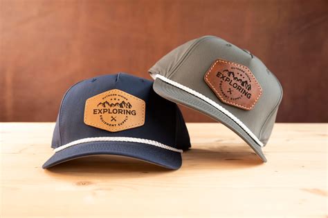 Richardson 258 Rope Custom Leather Patch Hat C Richards Leather