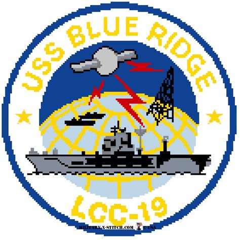 Uss Blue Ridge Insignia Military Xstitch Com