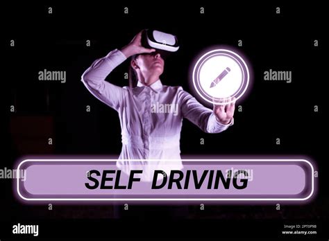 Text Showing Inspiration Self Driving Business Concept Autonomous Vehicle Ability To Navigate