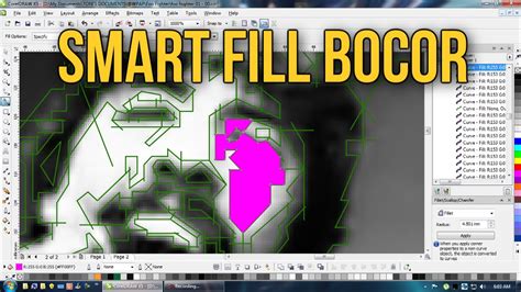 Mengatasi Smart Fill Bocor Di Corel Draw Vector And Wpap Tutorial Youtube