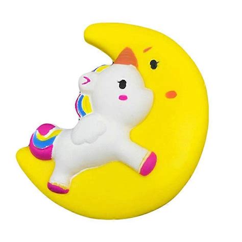 Jumbo Kawaii Moon Pegasus Unicorn Squishy Slow Rising Squeeze Toys Scented Soft Healing