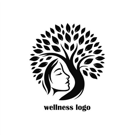 Wellness Logo Design Concept Premium Ai Generated Vector