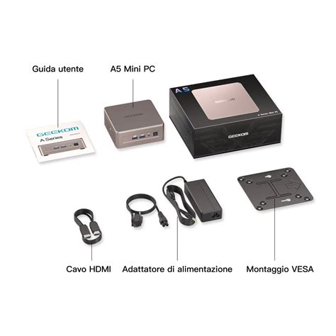 Geekom A5 Mini Pc Amd Ryzen 7 5800h Geekom