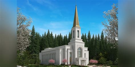 American Lds Temples New Rendering Released For Lds Churchs Lone