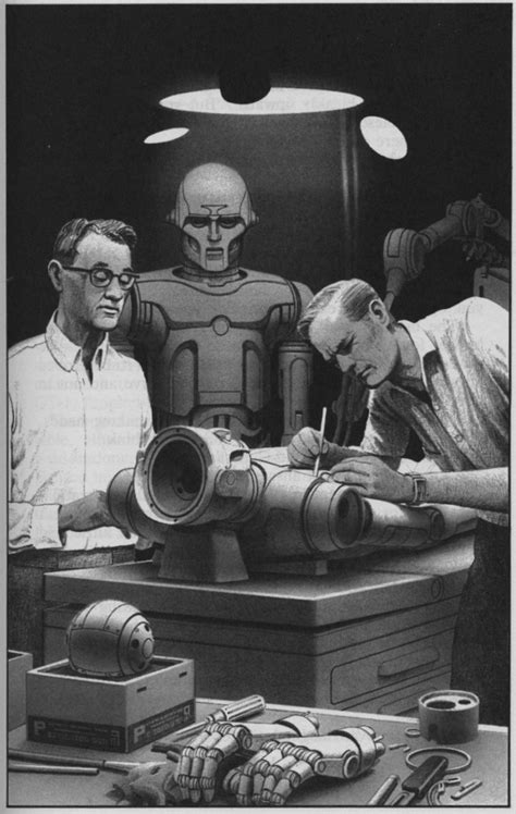 Ralph Mcquarrie Positronic Robots Illustrations For Isaac Asimov Robot