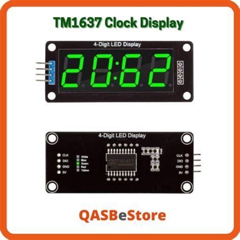 056 Inch Tm1637 4bit Digital Led 7segment Clock Tube Display For
