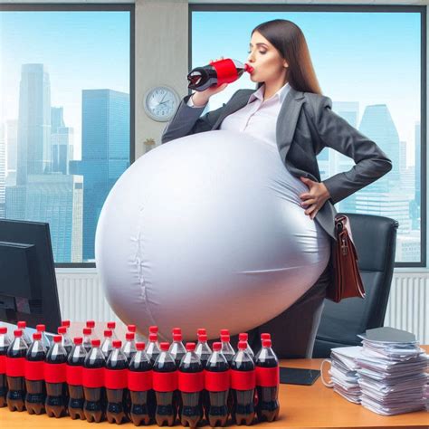 Soda Belly Inflation At Work By Aaronmkwfan On Deviantart