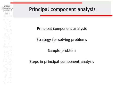 Ppt Principal Component Analysis Powerpoint Presentation Free Download Id974707