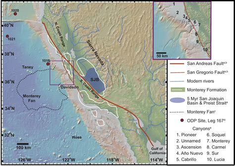 Reconstructing The Evolution Of The Submarine Monterey Canyon System
