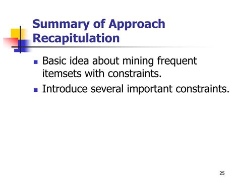 Ppt Mining Association Rules With Constraints Powerpoint Presentation