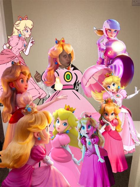 Princess Peach Fan Meme Princess Peach Peach Cartoon