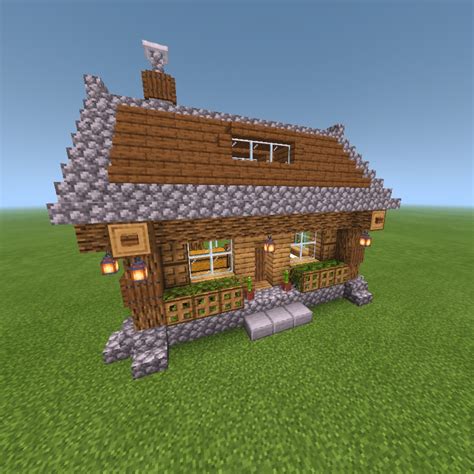 I Built A Survival Basic House Rminecraft