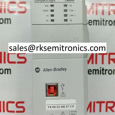 1769 L36erm Compactlogix 5370 Ethernet Controller 3mb Memory At ₹ 239000 Allen Bradley Plc In
