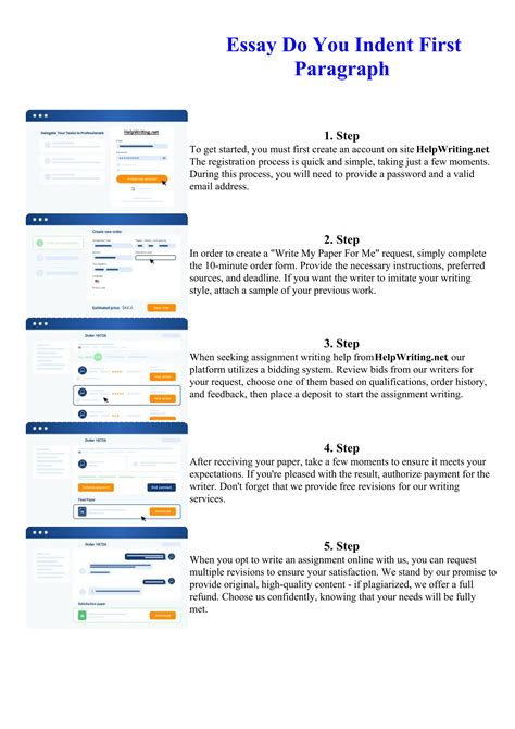 Essay Do You Indent First Paragraph PDF