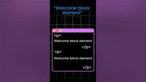 Html Basics Inline Vs Block Elements Explained Youtube
