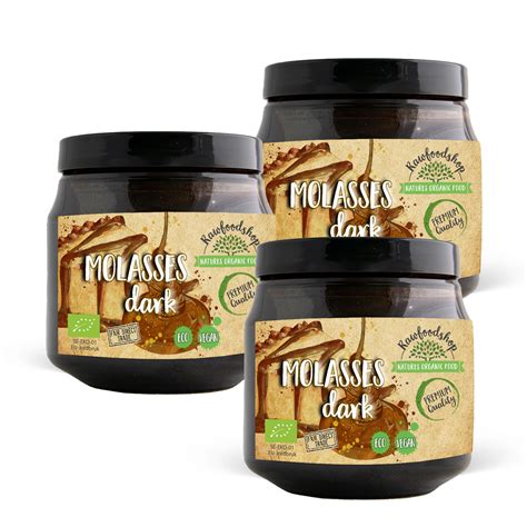 Beställ Melass Mörk Eko 500ml X 3 Paket Rawfoodshop