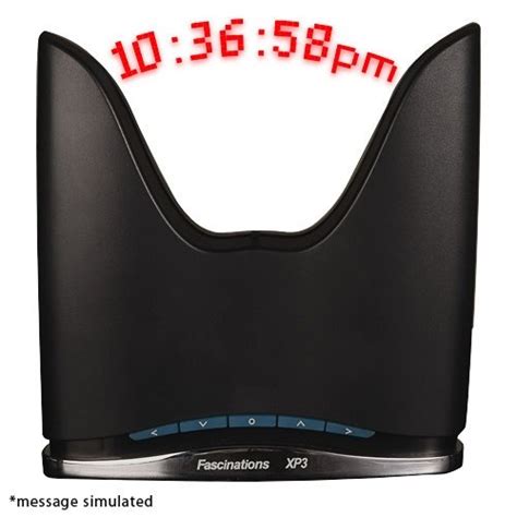 Fascinations Xp3 Ultra Programmable Message Clock Red Led
