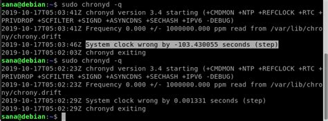how to keep system time in sync with internet time servers on debian 10