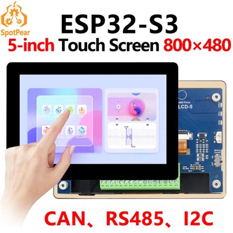 Esp32 S3 5 Inch Lcd Development Board 800x480 Captive Touchscreen
