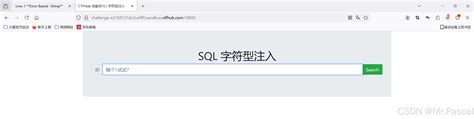 Ctf Hub Sql 字符型注入（纯手动注入）ctfhub字符型注入 Csdn博客