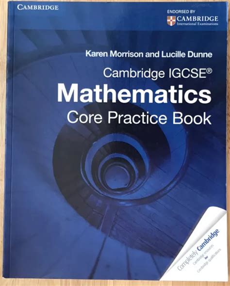 Cambridge Igcse Core Mathematics Practice Book Cambridge International Exams £999 Picclick Uk