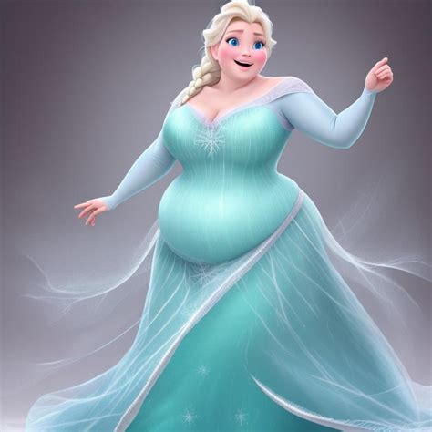 Fat Elsa By Obesegtavbikinigirl On Deviantart