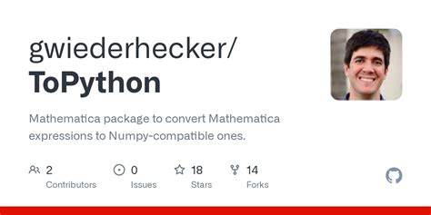 Github Gwiederheckertopython Mathematica Package To Convert
