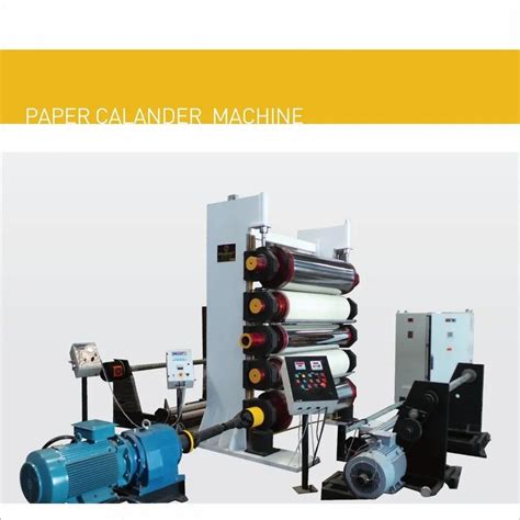 Ms Semi Automatic Paper Calendering Machine At ₹ 3850000 In Ahmedabad