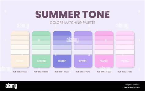 Pastel Color Code Table