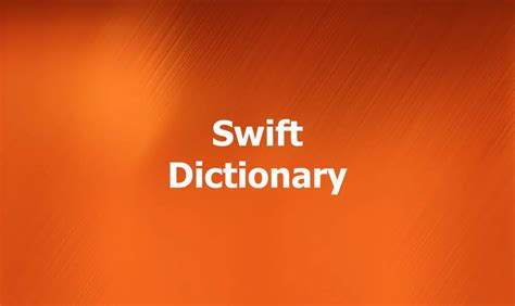 Swift Access And Update Values In A Dictionary Sling Academy