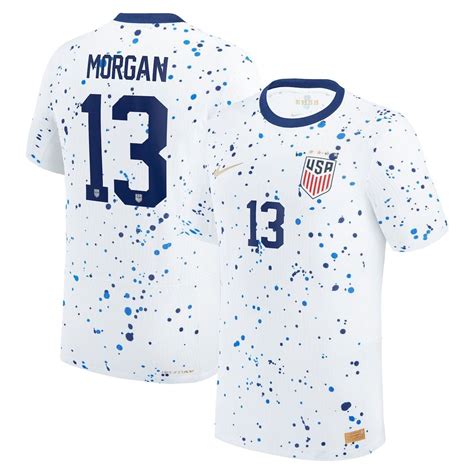 Nike Alex Morgan Uswnt 2023 Home Authentic Jersey White Editorialist