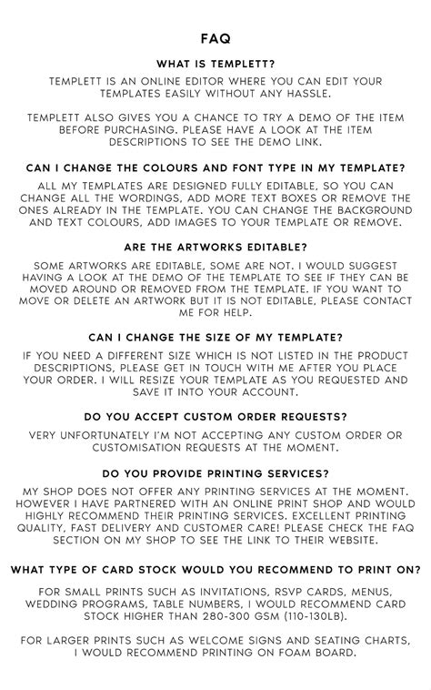 Wedding Program Timeline Template Foldable Modern Wedding Etsy