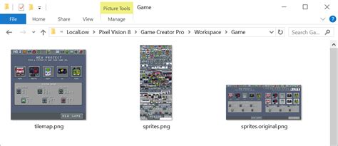Sprites · Game Creator Instruction Manual