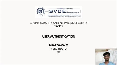 User Authentication Youtube