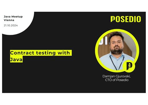 Contract Testing With Java Speaker Deck