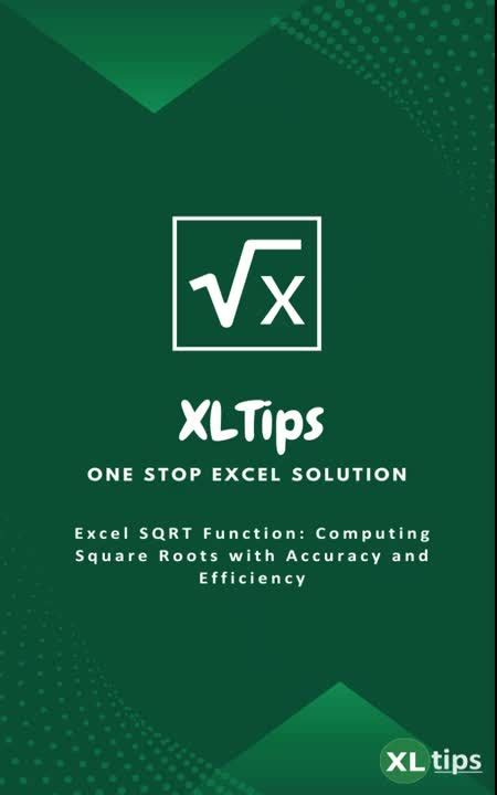 Xl Tips On Linkedin Excel Sqrt Function Computing Square Roots With