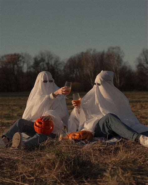 Парная фотосессия Хэллоуин Ghost Photography Halloween Photography