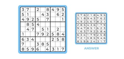 Juego Intelectual De Sudoku Con Números Juego Educativo Para La