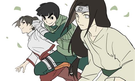 Tenten Rock Lee And Hyuuga Neji Naruto And 1 More Drawn By Hxfls