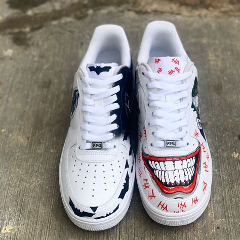 Batman X Joker Air Force 1 Custom Cute Nike Shoes Custom Nike Shoes