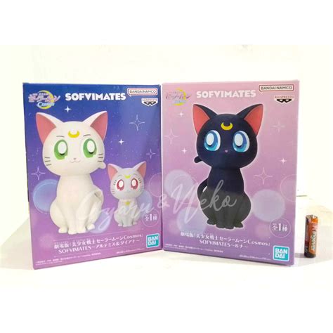 Sailor Moon Cosmos Artemis Diana Luna Figure Set Sofvimates Banpresto Shopee Philippines