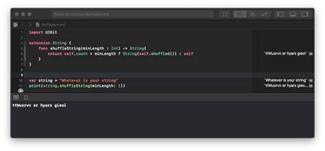 Shuffle Characters In A String In Swift Stack Overflow