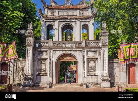 101020 Hanoi Vietnam Temple Of Literature In Hanoi In Southeast