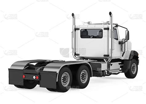 半挂车卡车孤立