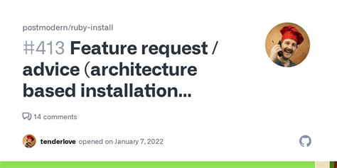 Feature Request Advice Architecture Based Installation Location