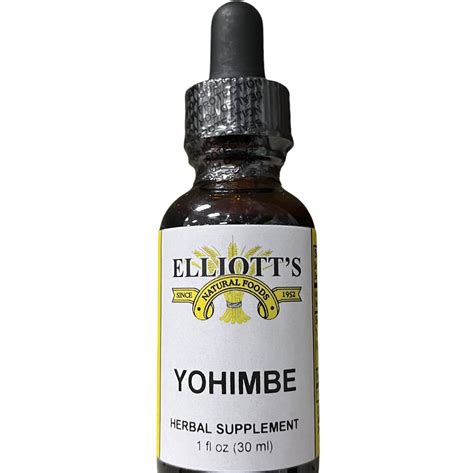 Yohimbe Liquid Extract Elliotts Vitamins